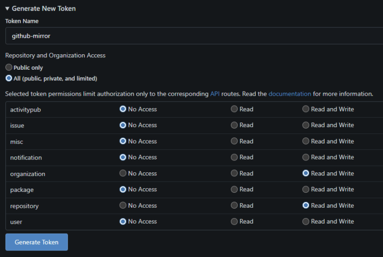Mirror GitHub Repos to Gitea - filipnet.de